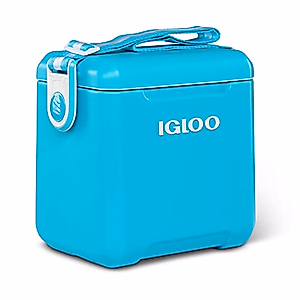 Igloo Turquoise 11 Qt Tag-A-Long Too Hardsided Strapped Cooler