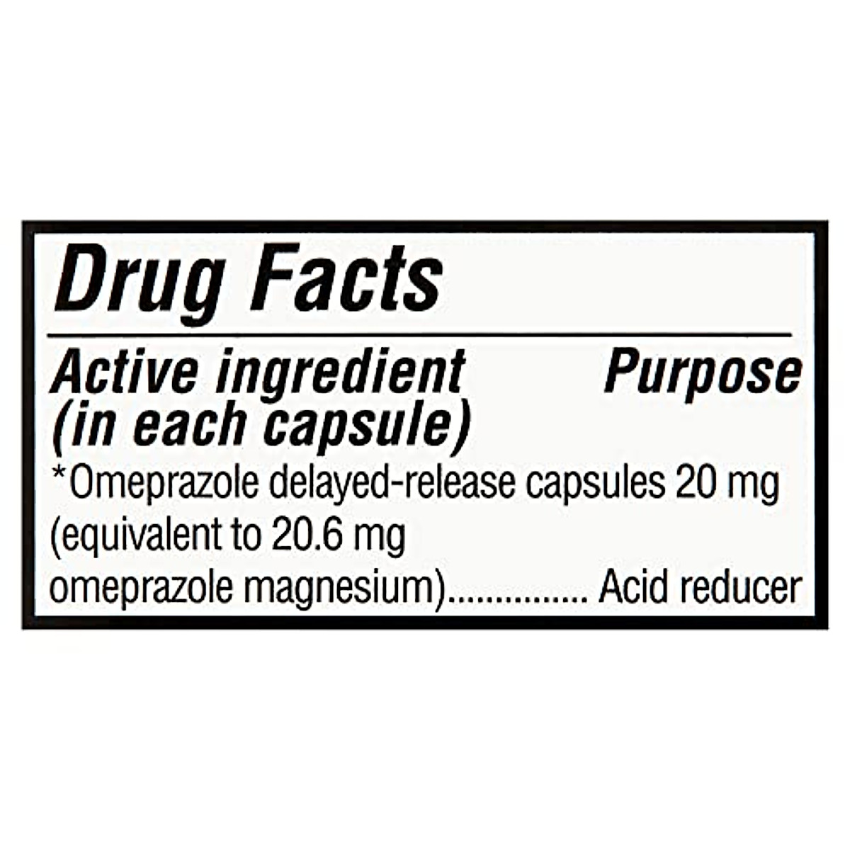 Omeprazole Delayed-Release Capsules, 20 mg. Includes Luall Fridge Magnet + Equate Omeprazole Delayed Release Tablets 20 mg (Capsules, 42)