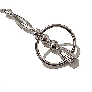 8" Overall Length Stainless Steel Urethral Sounds with Ribs 5mm Tip