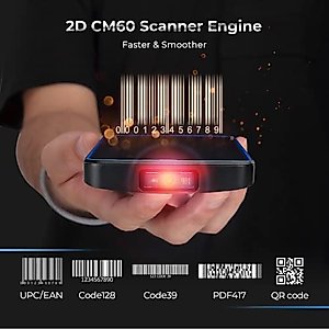 2023 MUNBYN Android Barcode Scanner PDA Inventory Scanner, Android 10, QR 2D 1D Barcode Scanner Reader, 3+32G, Portable Handheld Mobile Computer, IP67 Dual-Band Wi-Fi 4G BT Data Collector for Retail
