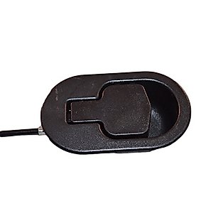FR Flapper Recliner Release Handle, 3" Exposed Wire, 43.37" Length, S Tip