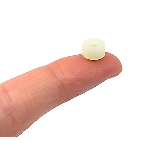 Teak Tuning Apex 71D Urethane Fingerboard Wheels, New Street Shape, 7.7mm Diameter, Ultra Spin Bearings - Made in The USA - UV Vanilla Colorway