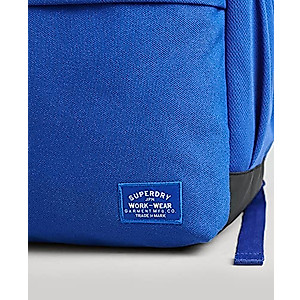 Superdry Womens Unisex Essential Montana Backpack, Main Zipped Compartment Mazarine Blue Size One Size