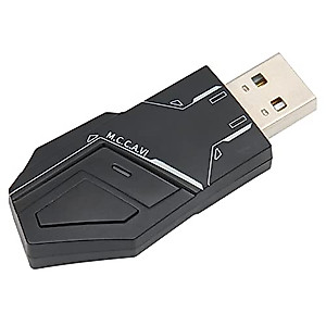 Nunafey WirelessControllerAdapter, PlugandPlay Portable Sturdy USBWirelessControllerAdapter for PC