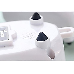 Aquarium Fish Tank Air Pump Filter Ultra Silent Fishing Tank Double Hole Oxygen Air Bubbles Pump with 1 Air Stone/1.2M Silicone Tube