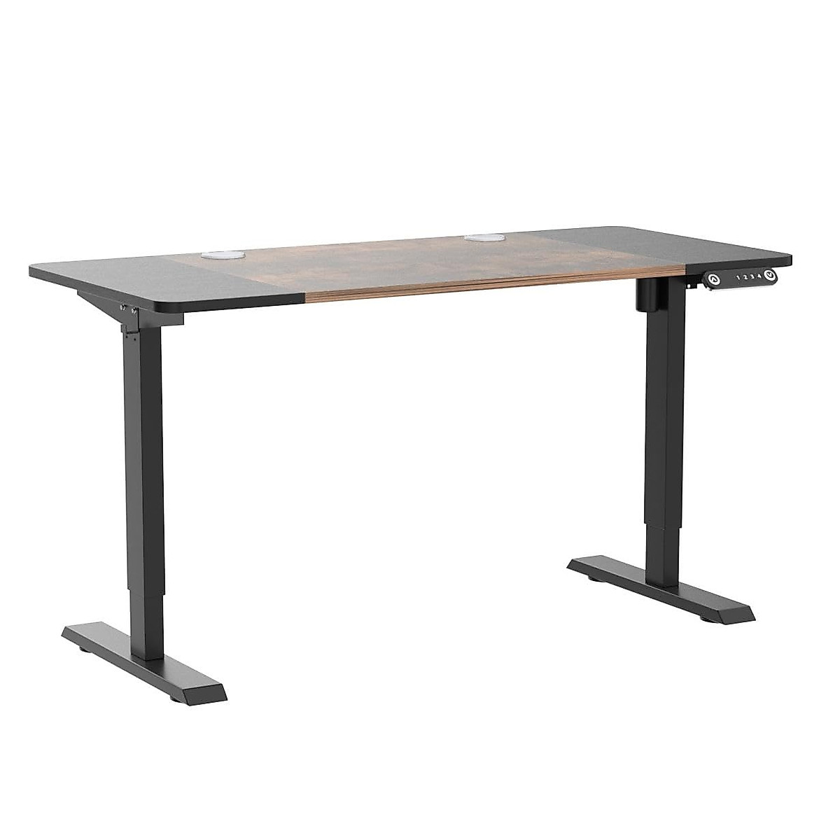 Radlove Electric Height Adjustable Standing Desk, 63x 30 Inches Stand Up Ergonomic Desk Workstation, Splice Board Home Office Computer Table