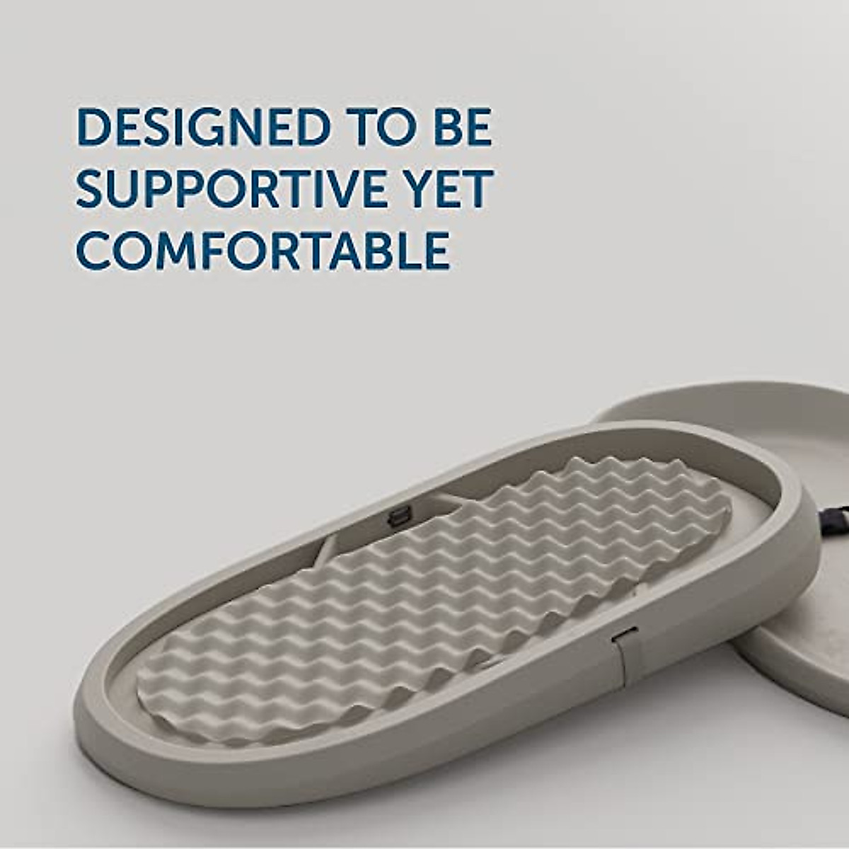 Waterproof Baby Changing Pad - Easy to Clean, Lightweight & Portable - Large Foam Cushion for Comfort - Jool Baby (Grey)