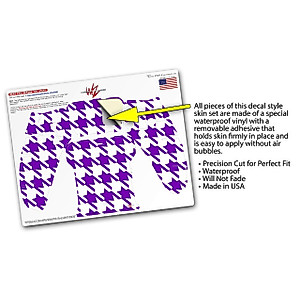 WraptorSkinz Skin Wrap compatible with Sony PS5 DualSense Controller Houndstooth Purple (CONTROLLER NOT INCLUDED)