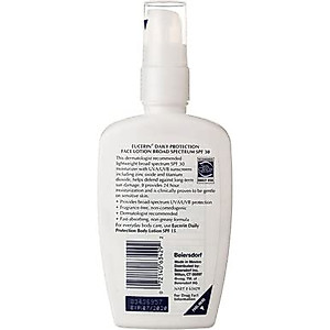 Eucerin Daily Protective Facial Lotion SPF30, 4 Ounces each (Value Pack of 4)