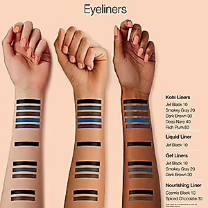 Neutrogena Nourishing Eyeliner Pencil, Built-in Sharpener for Precise Application and Smudger for Soft Smokey Look, Luminous, Nonfading and Nonsmudging Cosmic Black 10, 01 oz