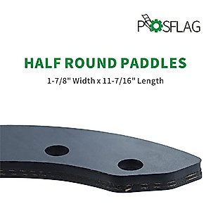 POSFLAG HS520 Paddles with 76322-V10-020 Scraper 22431-V10-013 Drive Belt 98079-55846 Spark Plug Replaces 06720-V10-020, 72427-V10-020 for Honda HS520A, HS520 ASA, HS720 AA, HS720 AMA 20" Snow Blowers