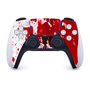 ITS A SKIN Skins Compatible with Sony Playstation 5 Console Disc Edition - Protective Decal Overlay stickers wrap cover - Blood Splatter Dexter
