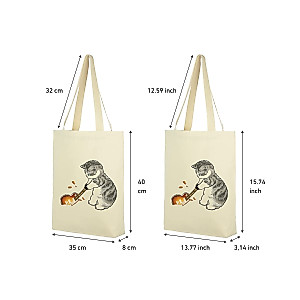 Cinar Tote Bag, Canvas Tote Bag For Women With Cat Print, Aesthetic Stuff, Bags For Bags For Women, Beach Bag, Canvas Tote Bag, Grocery Bags, School Tote Bag, Cute Gifts, Bridesmaid Gifts