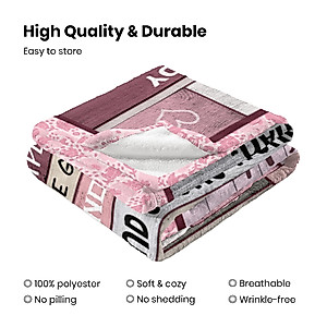 Joyloce Sweet 13th Birthday Gifts for Girls Blanket 60"x50", Sweet 13 Gifts for Girls - Best 13th Birthday Gift Ideas - Funny Gift for 13-Year-Old Girl - 13th Bday Party Decorations for Women Blankets