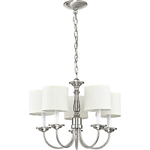 Progress Lighting P4009-10 5-Light Chandelier, Polished Brass