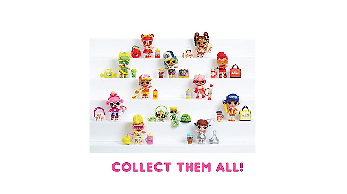 LOL Surprise Mini Sweets Dolls 4-Pack - Candy & Collectibles