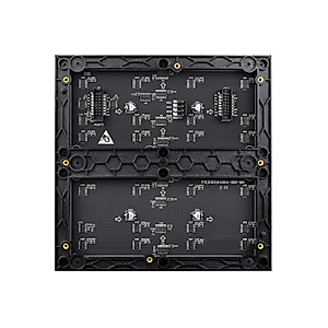Waveshare RGB Full-Color LED Matrix Panel 3mm Pitch 64×64 Pixels 4096 Individual RGB LEDs Adjustable Brightness Compatible with Raspberry Pi