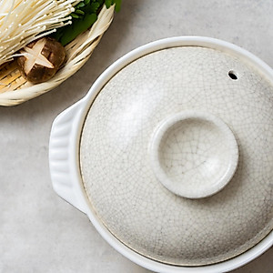 Ginpo Pottery 11071 Earthenware Pouring Pot No. 7, For 1-2 People, Approx. 33.8 fl oz (1,000 ml), Compatible with Direct Fire, Banko Ware, Made in Japan