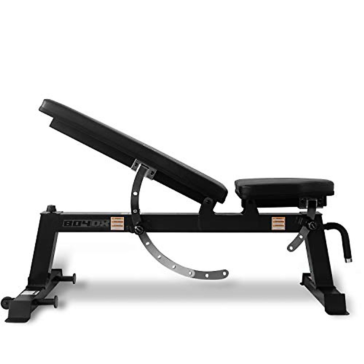 CAP Barbell Deluxe Utility Weight Bench, Full Black, Square Backpad (FM-CS804DX-BK)