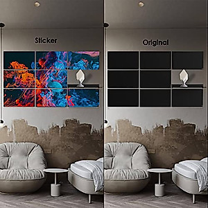 KAVACH DIY Art Wall Mount Shelf, Solid Aluminum Metal Floating Shelves, Artwork Storage Folding Shelving, TV PS4 Stand for Home Office Hotel Bedroom Bathroom Living Room Bar Decor