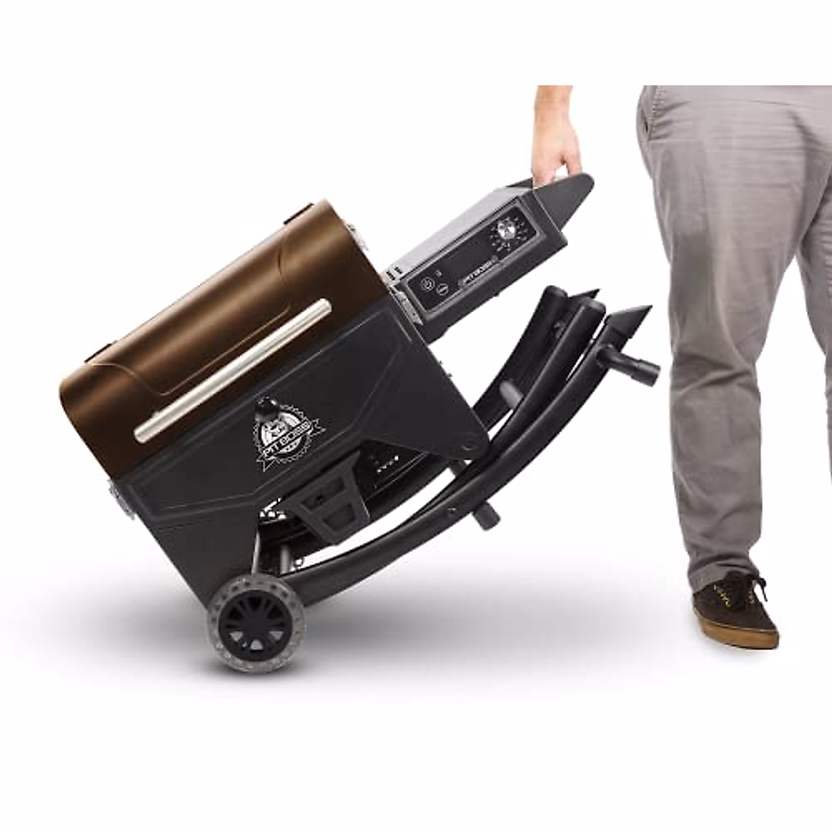 PIT BOSS Mahogany 260 Portable Wood Pellet Grill (PBPEL26010570)