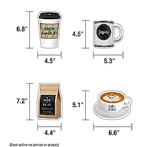 Schoolgirl Style - Industrial Café | Morning Motivators Mini Bulletin Board, Classroom Décor, 22 Pieces