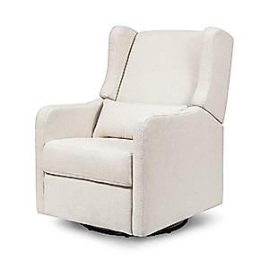 Carter's by DaVinci Arlo Recliner and Swivel Glider, Water Repellent & Stain Resistant, Greenguard Gold & CertiPUR-US Certified, Performance Cream Linen