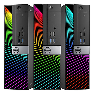 Dell OptiPlex Desktop Customized RGB Lights Computer Intel Core i7 3.40GHz 16 GB RAM 1TB SSD Windows 10 Pro - WiFi - Gaming PC Keyboard & Mouse HDMI (Renewed)