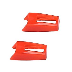 banpa Phonograph Record Player Stylus Needle for Crosley NP1 and NP6 - Pack of 2… (Red)