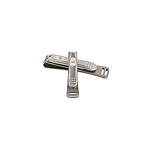 Seki Edge Craftsman Luxury Mens Grooming Kit (SS-3103) - 6 Piece Premium Manicure & Pedicure Nail Kit with Nail Clippers, Nail Nipper, Nose Scissors, Nail File, & Tweezers in Travel Case