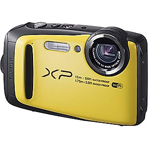 Fujifilm FinePix XP90 Yellow Waterproof Digital Camera Bundle with Carrying Case