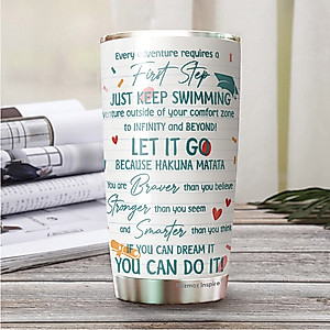Graduation Gifts - Graduation Decorations - Perfect Gifts For Graduates - From The Tassel To The Castle Mug - Meaning Gift 2023 For College High School Masters Degree Friend Daughter Son Tumbler 20oz