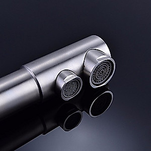 SJQKA-.304 stainless steel kitchen kitchen faucet. Fine. The vegetable washing basin, cold and hot water tap. 360 degree swivel head