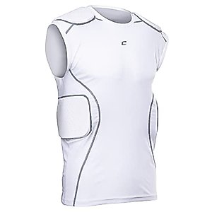 CHAMPRO Formation Football Padded Sleeveless Compression Shirt