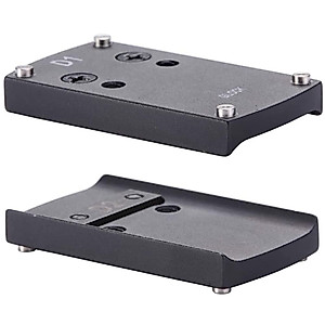 SAWKE Sight Mount Plate Pistol Mount Plate - Fits for Glock 17 19 22 23 26 27 34 35 37 41 Mounting Plate Mini Red Dot Sight for Red dot Burris Sightmark Vortex