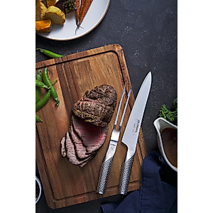 Global G-313, Classic 2pc Carving Set, Stainless Steel