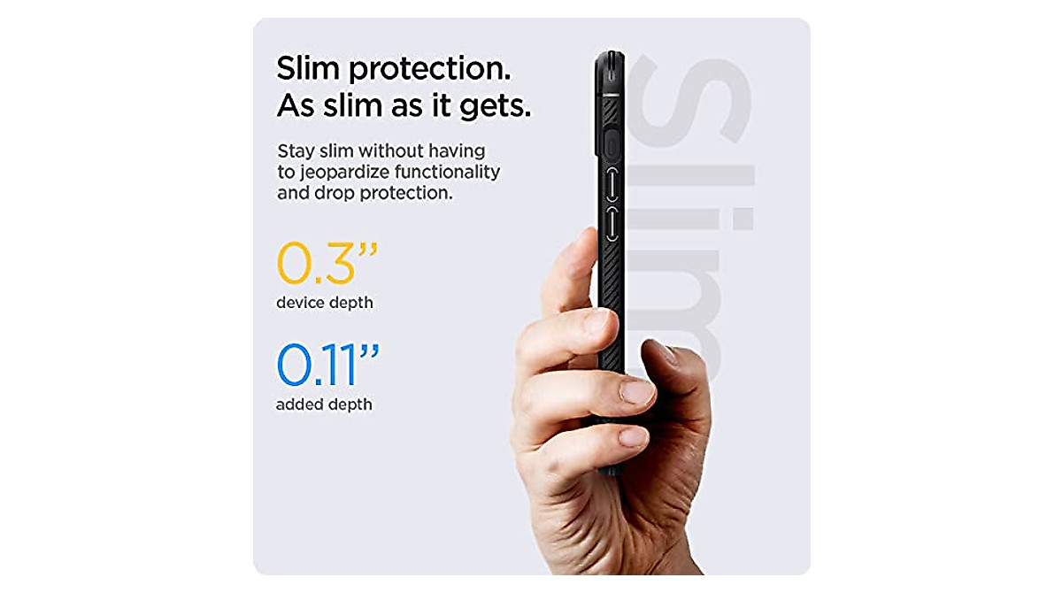 Spigen Rugged Armor Case for iPhone 13 Mini - Matte Black