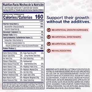 Enfagrow NeuroPro Toddler Nutritional Drink, Made with Real Milk, Brain-Building Omega-3 DHA, Nutrients and Prebiotics for Growth & Immune Support, Non-GMO, Toddler Milk Powder, 8 Fl Oz, 6 Count