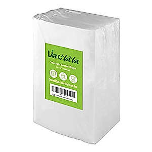 VacYaYa100 Quart 8 x 12 Inch Freezer Food Vacuum Sealer Storage Bags Size,Vac Seal a Meal Bags with BPA Free and Heavy Duty Sous Vide Vaccume Safe PreCut Bag