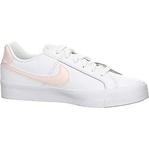 Nike Women's Court Royale AC Sneaker, White/Light Soft Pink, 8 Regular US