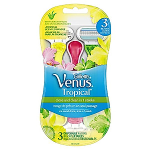 Gillette Venus Tropical Disposable Women's Razors - 3 Pack