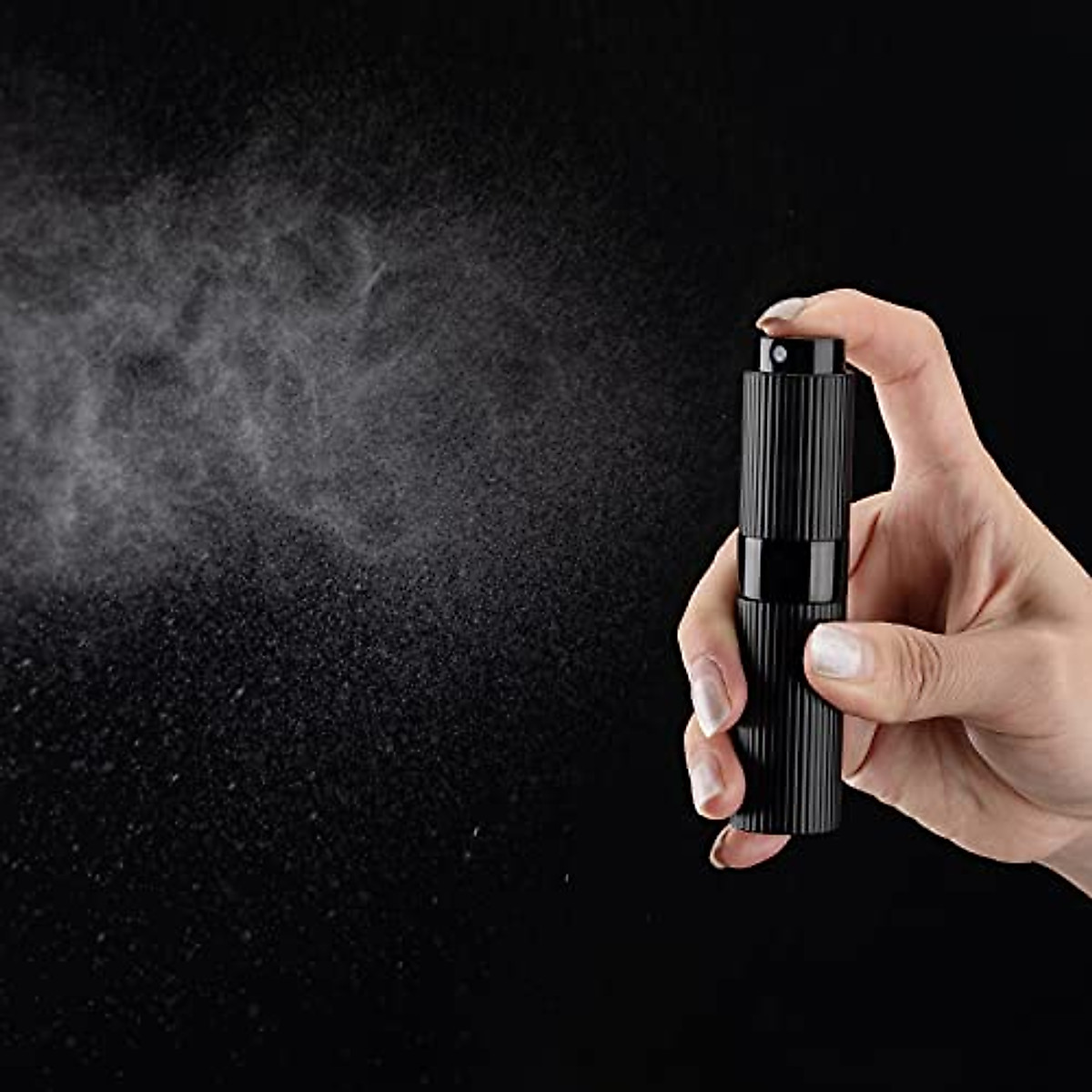 owlyee 8ML Perfume Atomizer (3PCS) Empty Cologne Spray Bottle, Mini Travel Sprayer (Blue, Silver, Gold)