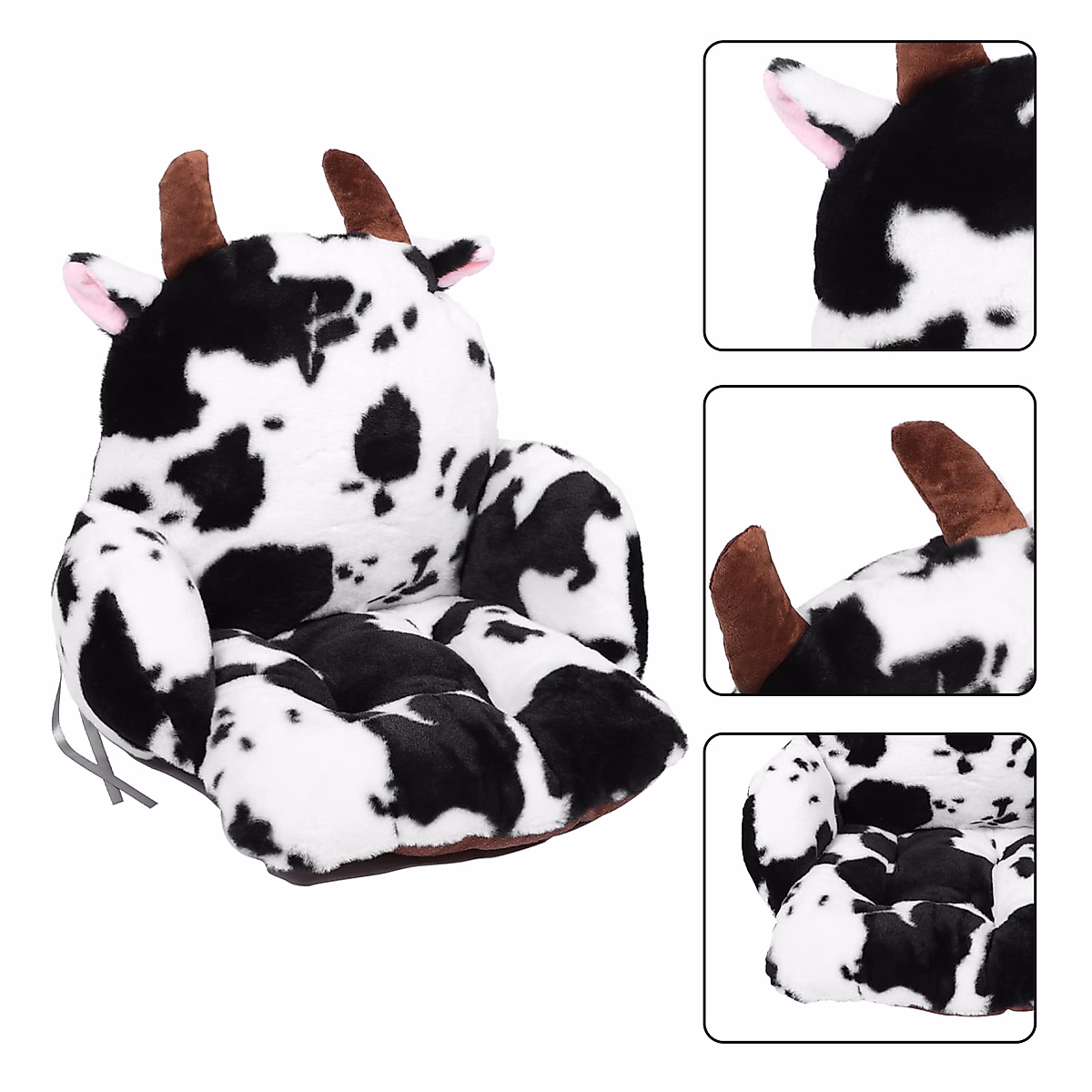 HANABASS Pad: Sofa Backrest Pillows: Home Bed Ties Accessories Floor Cute Car Bedroom Cow Pattern Cushions Couch Pads with Print Chair Pad Adorable Rest Outdoor Animal Warm