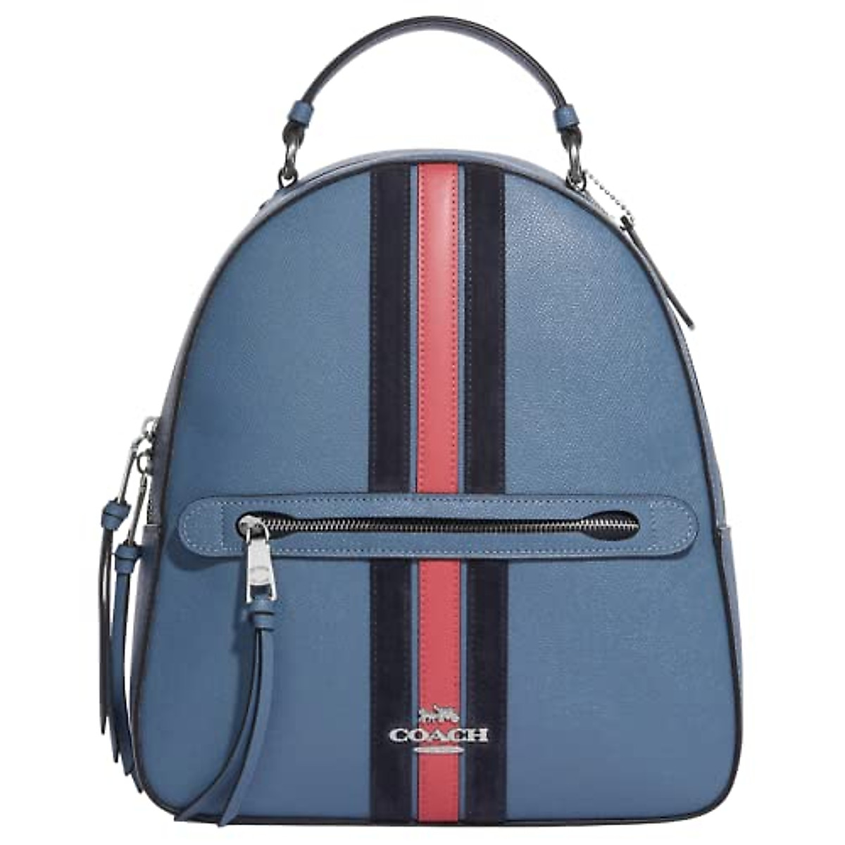 COACH Jordyn Backpack In Signature Canvas (SV/Indigo Multi)