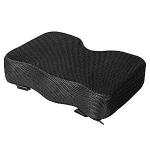 Rowing Machine Seat Cushion,Rower Accessories and Seat Padwith Custom Memory Foam, Washable Cover, and Straps- Concept 2 Rower, Recumbent Stationary Bike