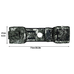 MYDAYS ATV Saddle Bag,Cargo Tank Storage Luggage for ATV UTV Snowmobile Motorcycle (Camo)
