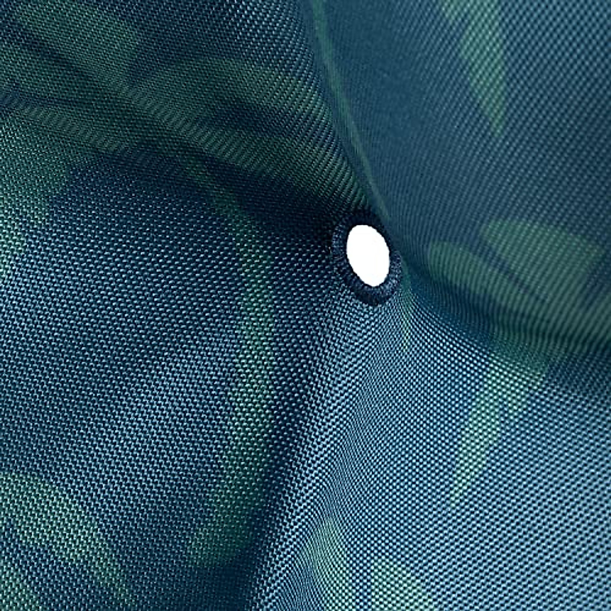 Duck Covers Water-Resistant Indoor/Outdoor Bench Cushion, 48 x 18 x 5 Inch, Blue Oasis Palm, Patio Bench Cushion