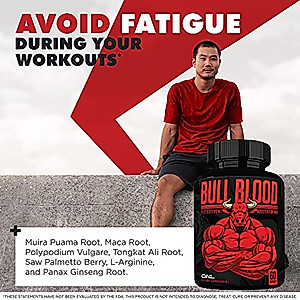 Osyris Nutrition Lab Bull Blood Testosterone Booster for Men - Men’s Best High Potency Endurance - Strength & Test Booster - 60 Ct