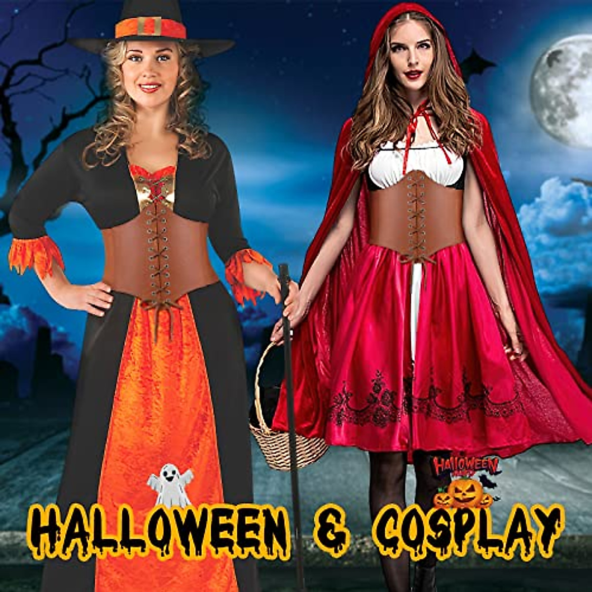 XZQTIVE Womens Corset Belt Elastic Waist Belt Lace-up Cinch Belt Pirate Corset Belt Renaissance for Costume 5.9'' Width(Brown, Fit Waist 32-36in)