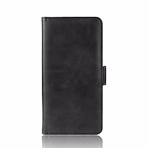 Oppo case for Oppo RENO2 Wallet Stand Leather Cell Phone Case with Wallet & Holder & Card Slots(Black) (Color : Black)